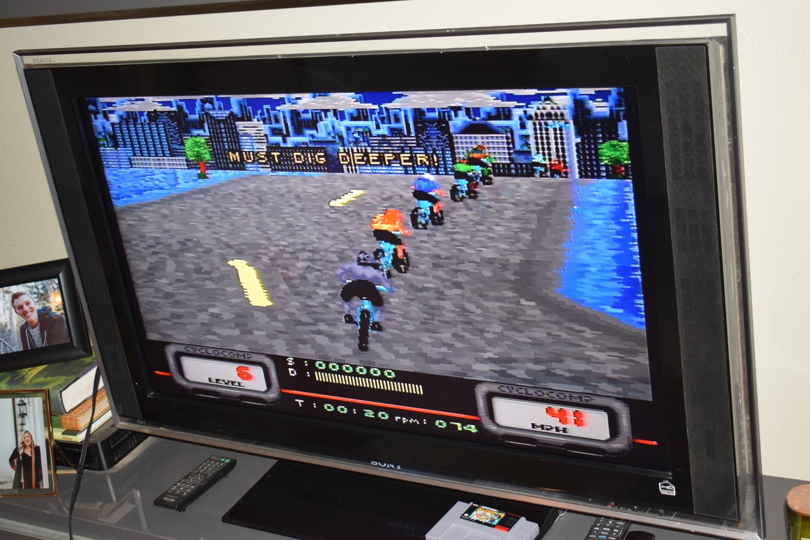 SNES LIFE FITNESS EXERTAINMENT SYSTEM- BIKE -CONTROLS- ALL ACCESSORIES ...