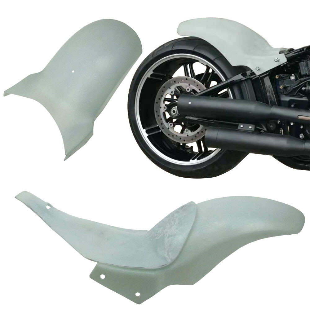 Glass Fiber Short Rear Fender w/Seat for Harley Breakout Fat Boy FXBR ...