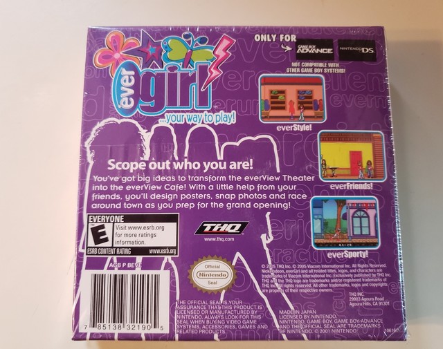everGirl (Nintendo Game Boy Advance, 2005) for sale online | eBay