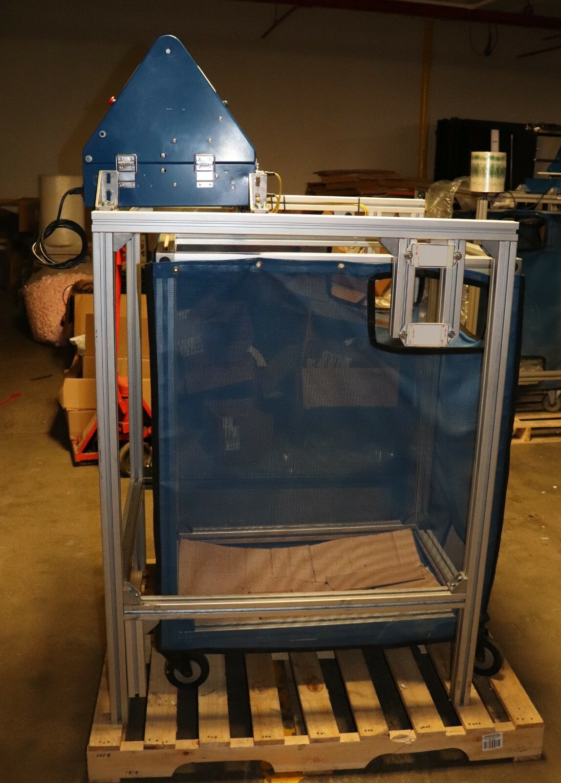 Polyair AirSpace G4 Air Pillow Machine Mounted to Steel Frame with ...