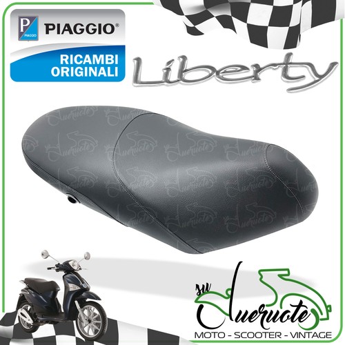 SELLA LIBERTY 50 4T 125 150 MOC COPRISELLA FODERO NERO BIPOSTO ...