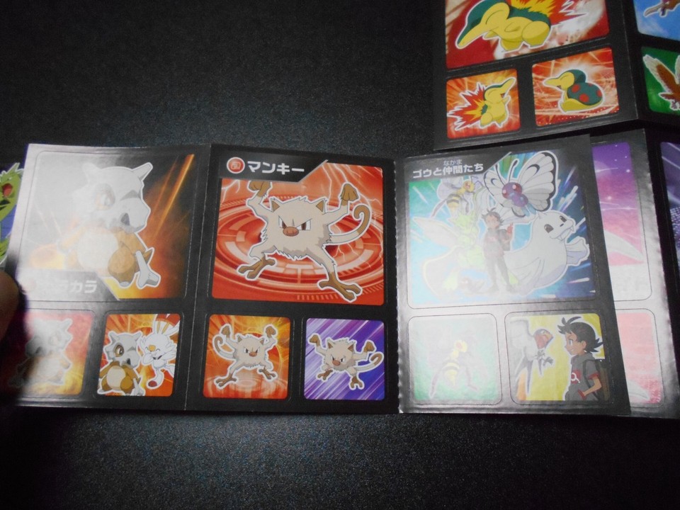Pokemon Card Coris Promo Non Holo Sticker x4 Gyarados Tyranitar Ditto ...