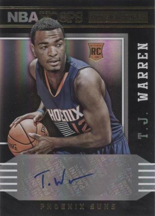 2014-15 NBA Hoops - Hot Signatures T.J. Warren #78 (AU, RC) for sale ...