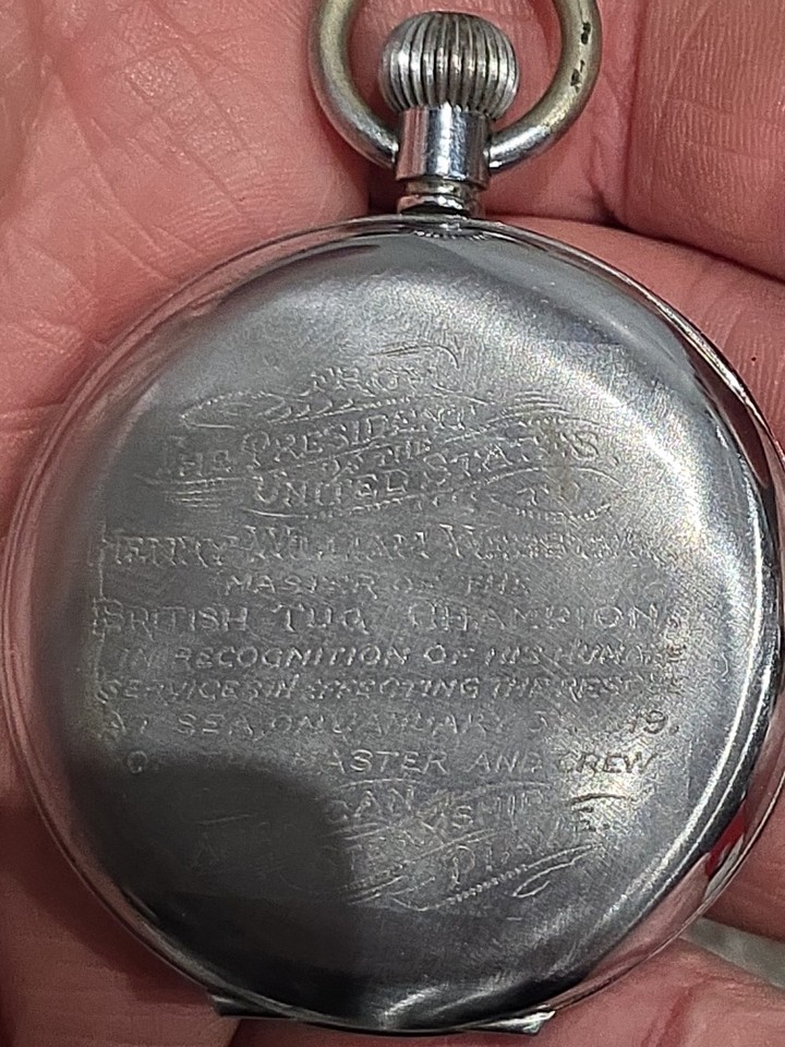 Pocket watch 1919 from Woodrow Wilson, the 28th President gift ...