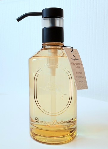 NEW Tommy Bahama AGED BOURBON & OAK Hand Soap 14 fl oz Amber Glass ...