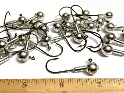 1/8oz TIN (Lead Free) - Ball Head Jig Heads (25pk) | eBay