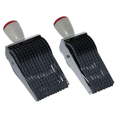 Number Symbol Number Stamp 8 or 12 Digit Roller Stamps Business | eBay