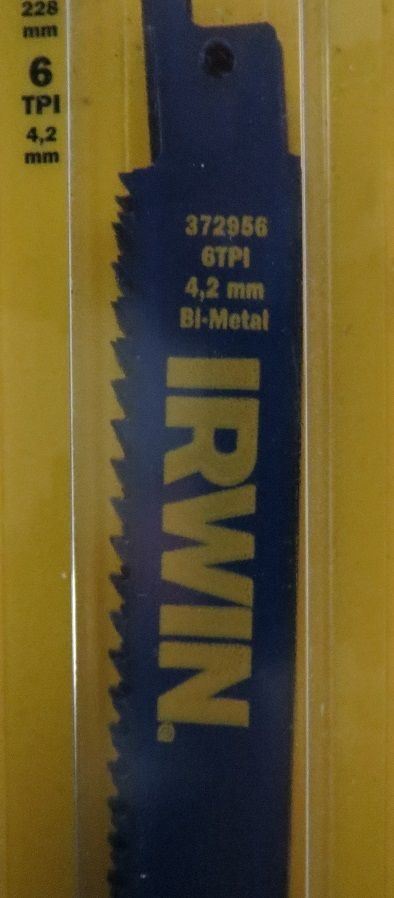 IRWIN Industrial Tool 372956p5 5-count 9" 6 TPI Nail Embedded ...