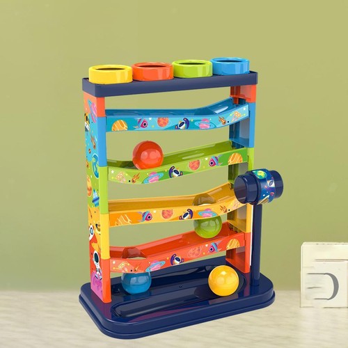 5 Layers of Ball Racer Ramp Set Track Maze Automotive Toys | eBay Australia