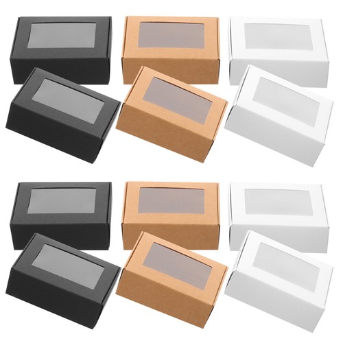 30 Pcs Soap Box Boxes with Viewing Window Packaging Packing Cases | eBay