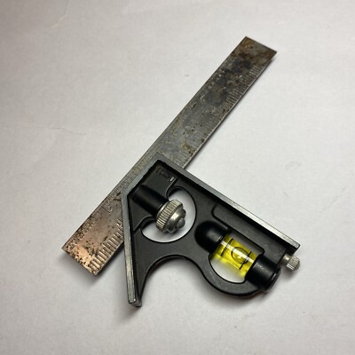 Empire 6" Machinists Combination Square Stainless Rule | eBay