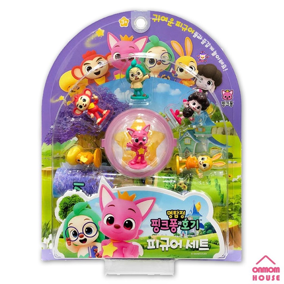 Pinkfong Detective Pinkfong Hogi Wonder Star Figure Set 6EA Korea Toy ...
