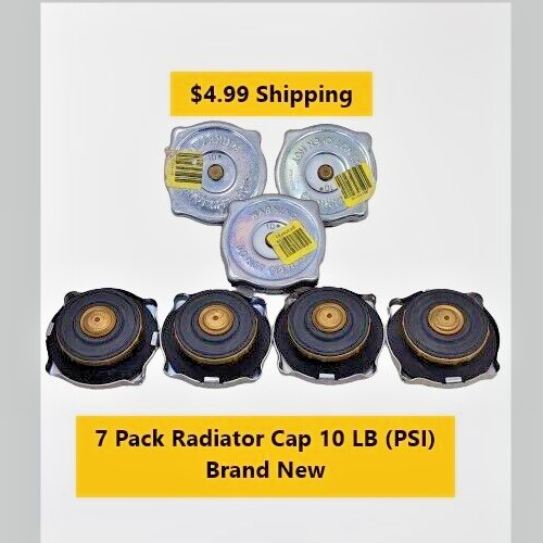 Brand New 7 Pack Radiator Cap 10LB | eBay