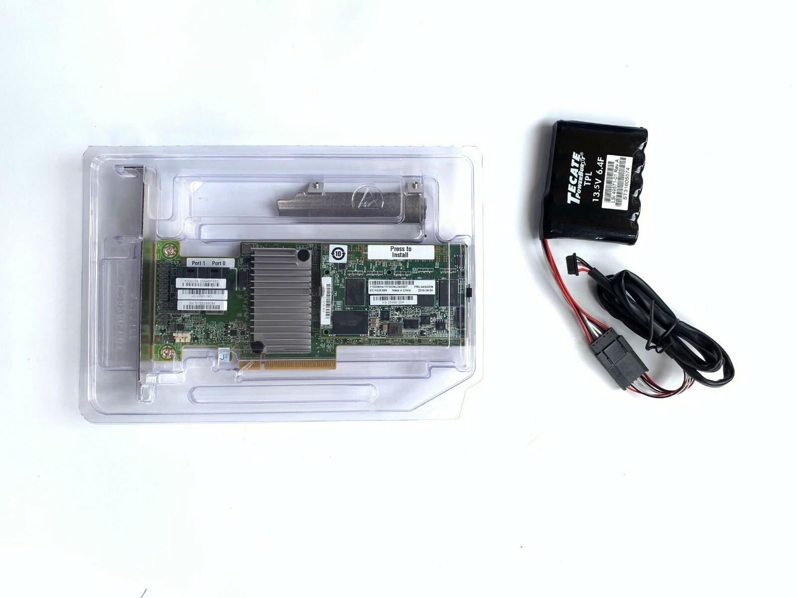 IBM ServeRAID M5210 SAS SATA PCI-E RAID Controller + 44W3394 2GB module ...