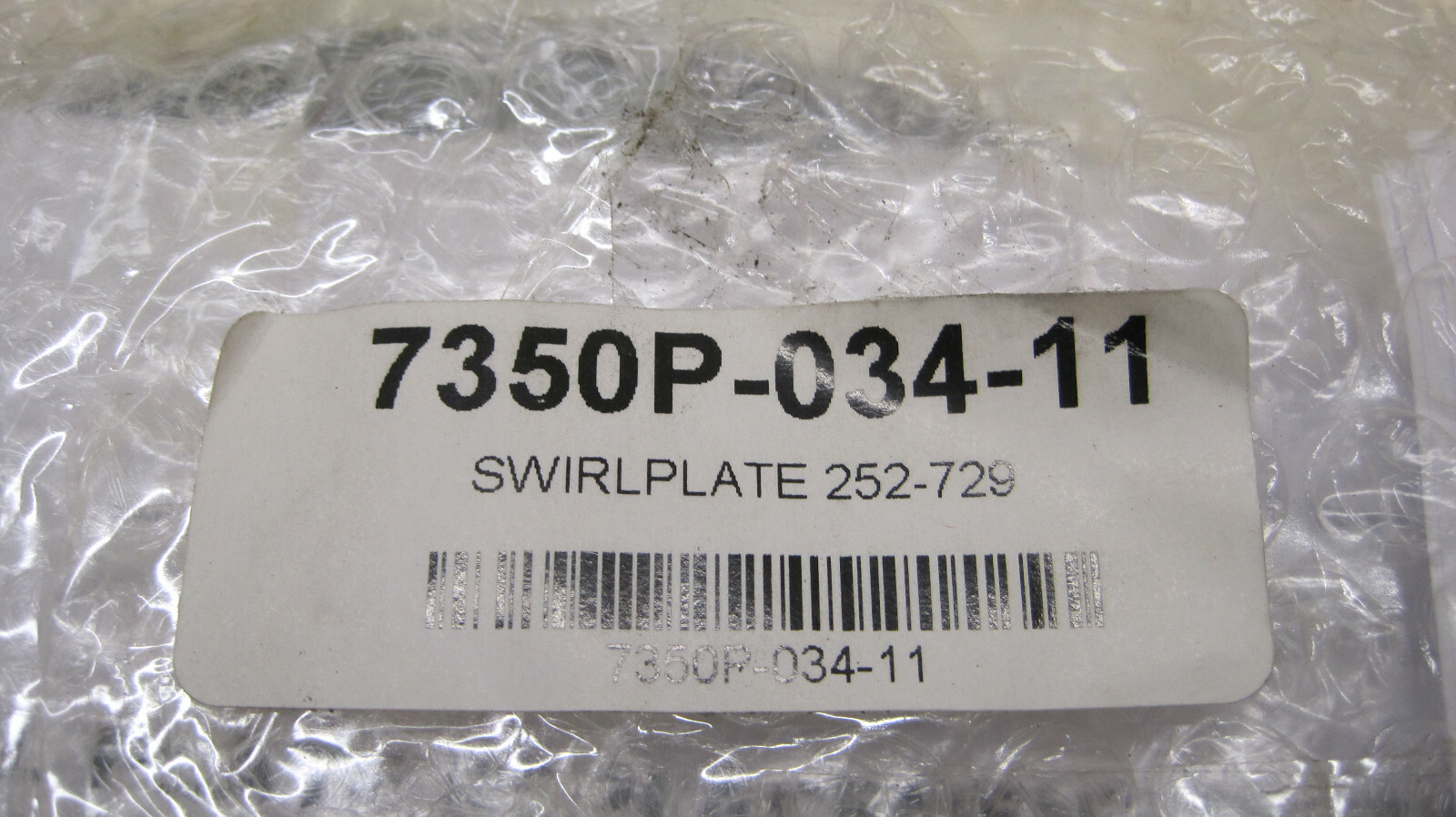 HTP 7350P-034-11 Modcon 850 Swirl Plate 252- 729 New Free Shipping ...