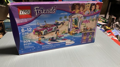 LEGO 41316 Friends Andrea’s Speedboat Transporter New Sealed Retired | eBay