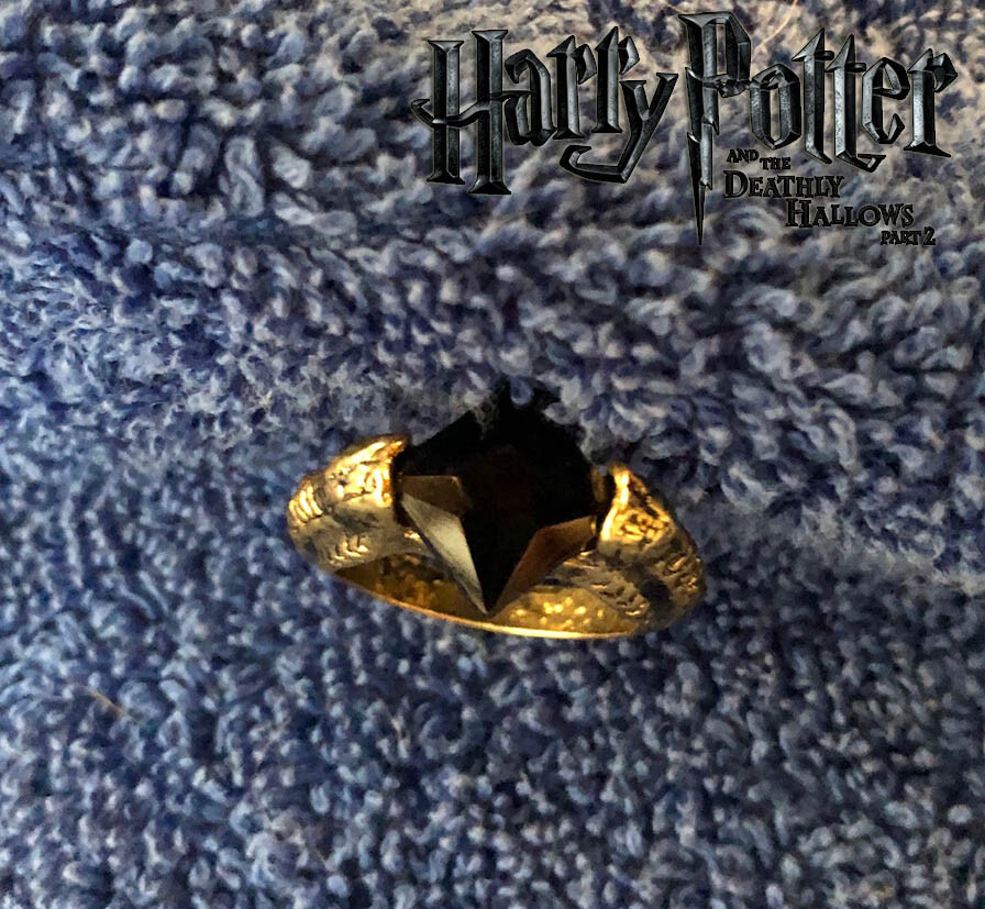 Opening Golden Snitch & Resurrection Stone Ring, Harry Potter Wizarding ...