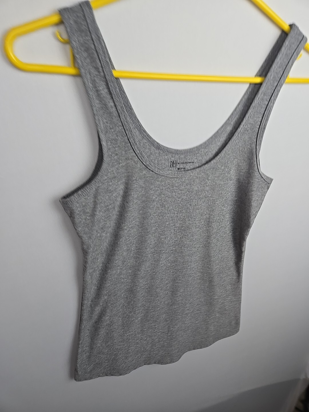 No Boundaries Tank Top Woman's M (7-9) Gray 1 Inch Strap | eBay