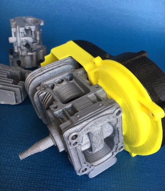 Vintage Kart McCulloch MC91 MODEL Engine Authentic - 1/2 Scale Plastic ...