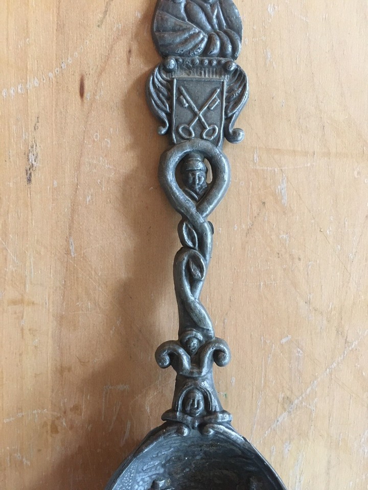 Vintage German Pewter Spoon With Scene Called The Dentist | eBay