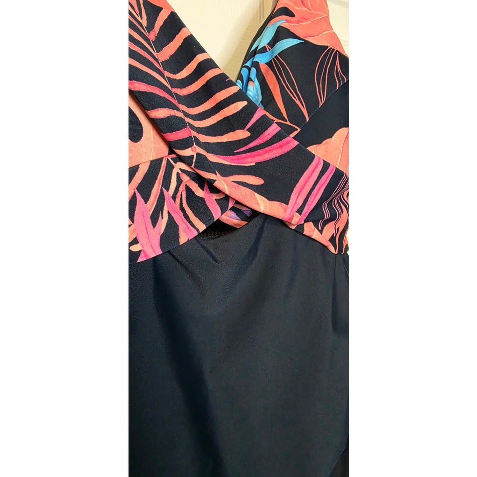 Cupshe Vapor Wave Hot Tropics Molded Cup One Piece Swimsuit Size OX | eBay