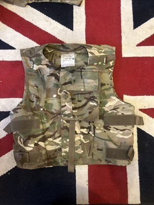 Body Armour Cover Genuine British Army ECBA Flak Vest MTP Camo Airsoft ...