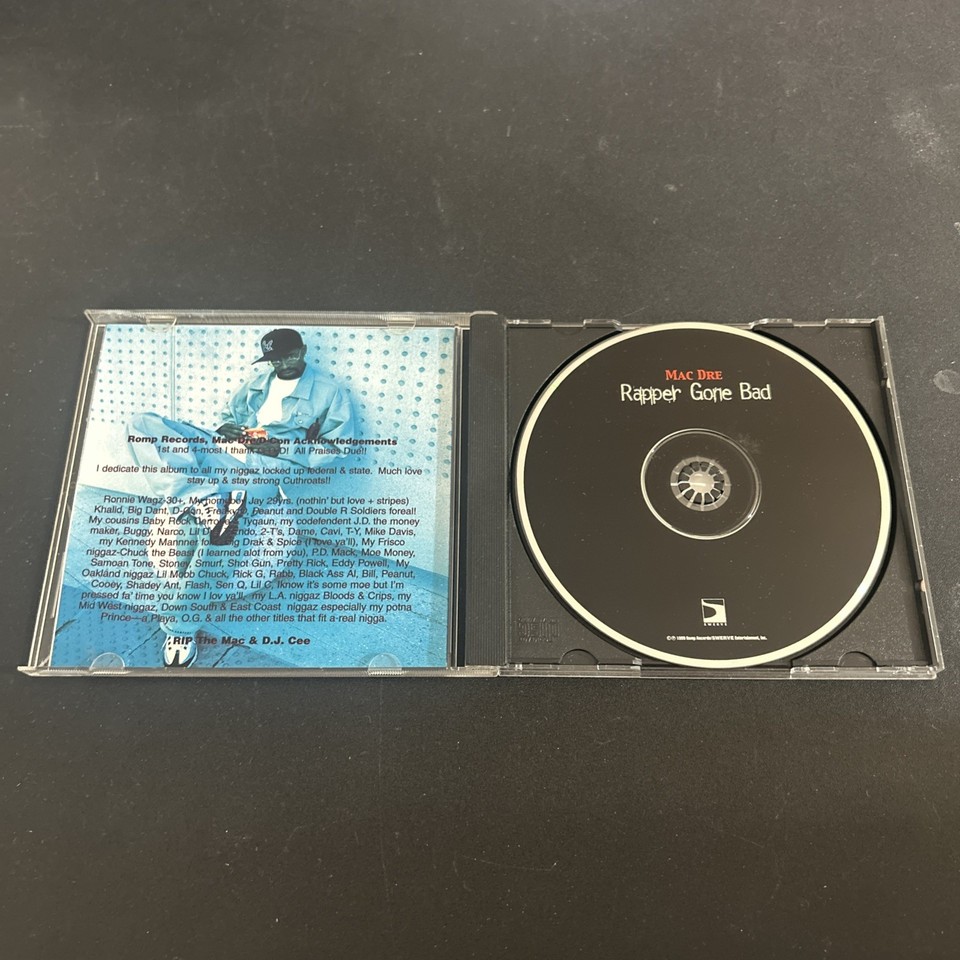 MAC DRE - RAPPER GONE BAD - CD - 1999 - RARE OG COPY Case Cracked CD ...