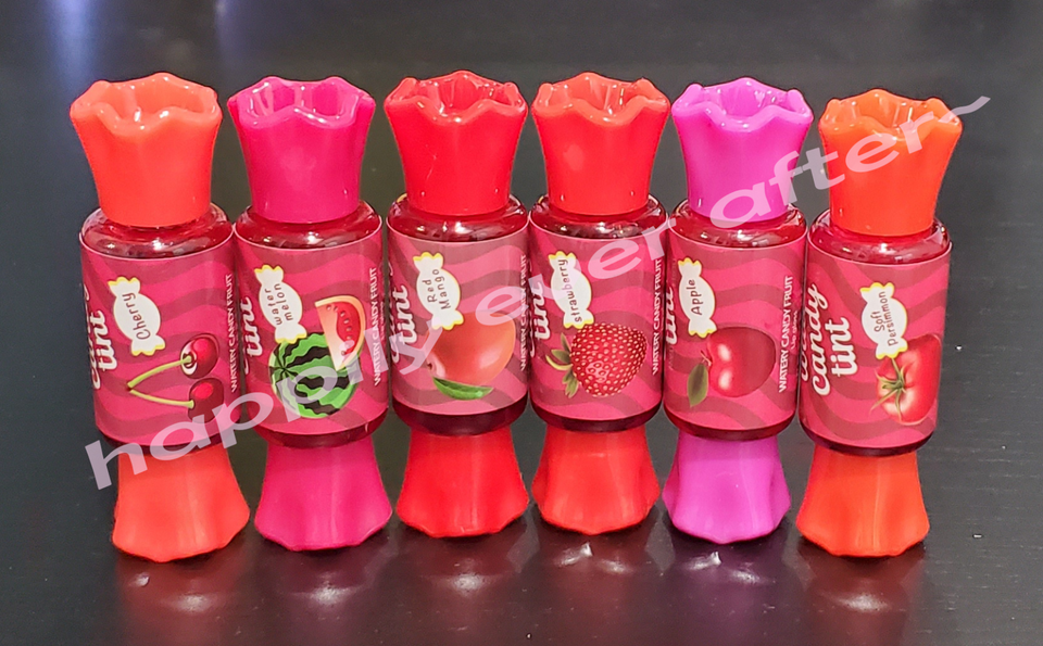 6 PCs HIJA Beauty Lip Tint- Water Candy Tint, Cute Candy Case Lip Tint ...