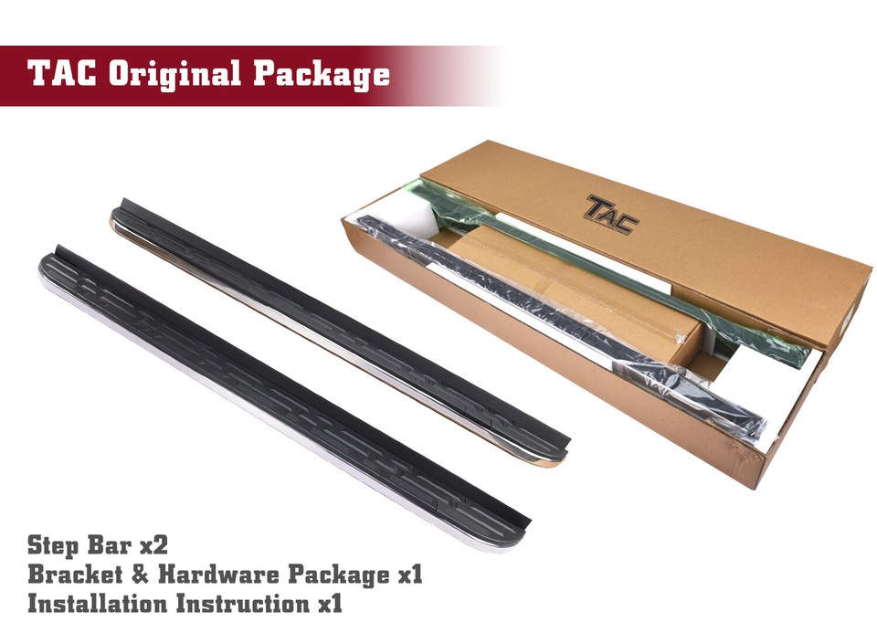 For 2010-2024 Toyota 4Runner SUV Running Boards Side Steps Nerf Bars ...