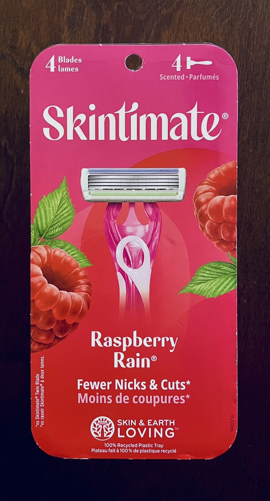 Skintimate Women's Scented Disposable Razors (Raspberry Rain) FIVE 4 ...