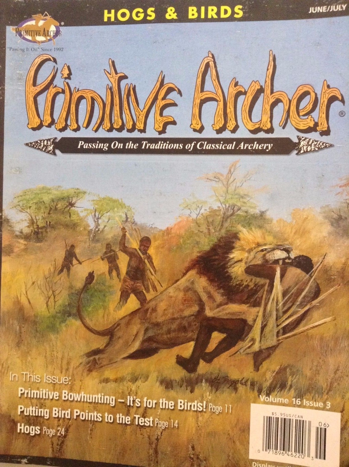 Primitive Archer Magazine Hogs & Birds June/July 2008 110817nonrh3 | eBay