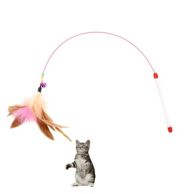 Feather Stick Cat Toy - Cat Lover - Pet Toy | eBay