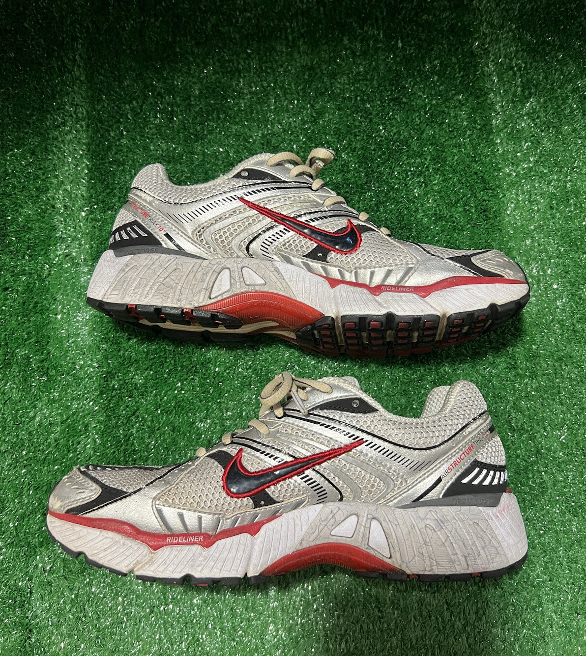 Size 9 - Nike Air Structure Triax 10+ Silver Red