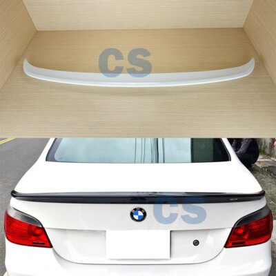 Painted For BMW E60 5-series 4D A Sedan Trunk Boot Spoiler Rear ABS ...