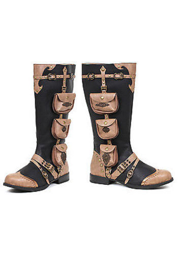 Ellie 181-Silas Pouch Cosplay Costume Goth Steampunk Buckles 1" Heel ...