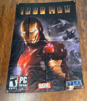 Iron Man Video Game Silk Poster 27X39 | eBay