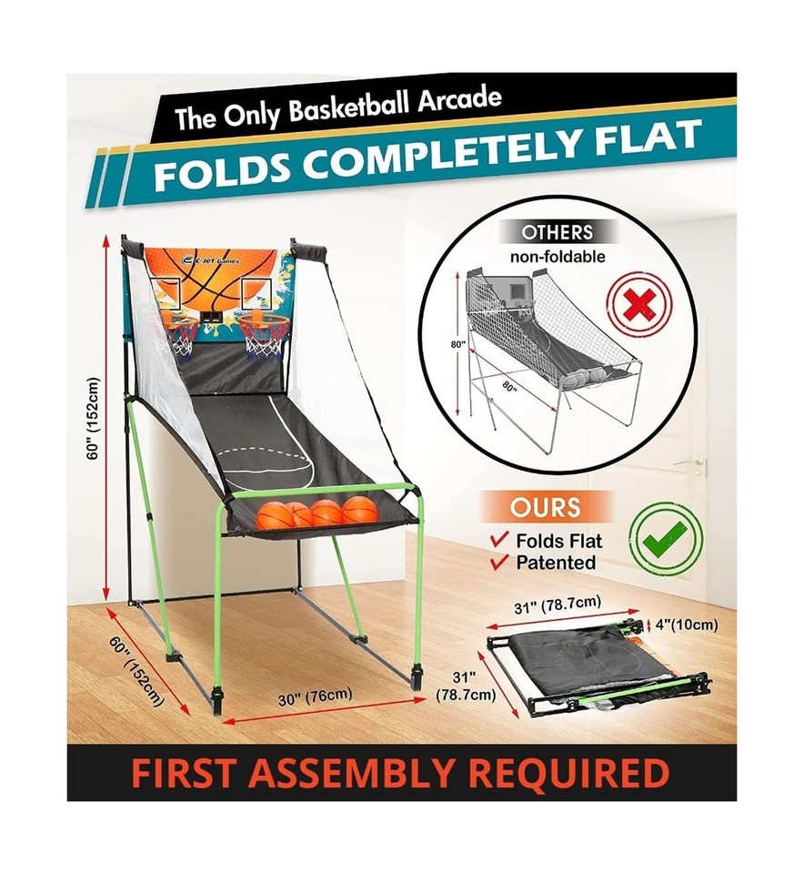 NET PLAYZ unisex teen Brand New Basketball Arcade, Ejet Games, Ejet ...