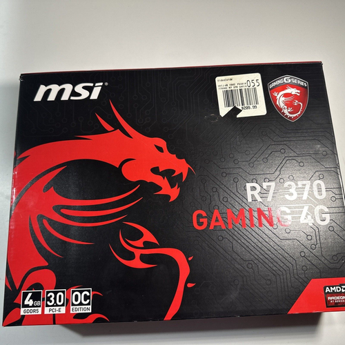 MSI Radeon R7 370 GAMING 4G EMPTY BOX | eBay