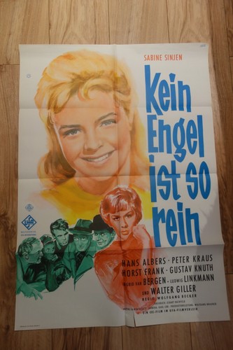 Altes Plakat A1 Kino Film KEIN ENGEL IST SO REIN Albers Kraus Frank ...