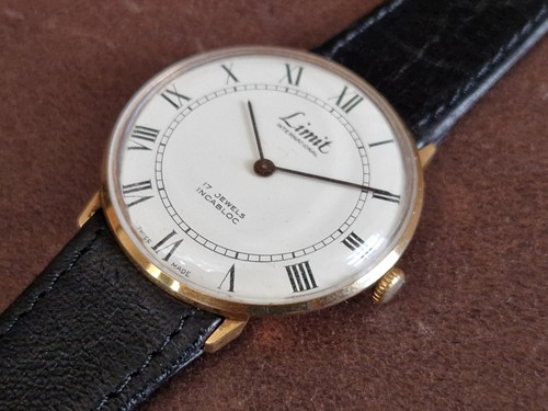 LIMIT INTERNATIONAL Swiss Mechanical Watch Vintage Gold Plated | eBay
