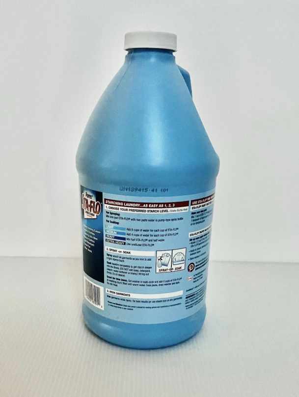 (1) Sta-Flo Liquid Starch 64 Oz Concentrated Great For Crafts & Laundry ...