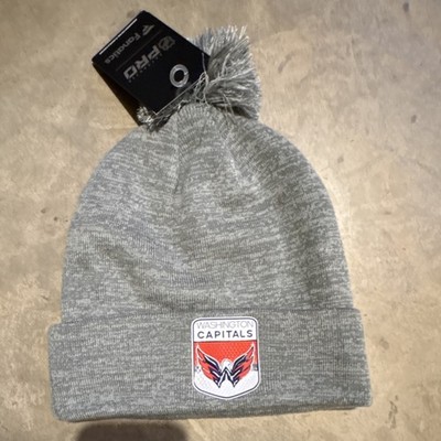 Fanatics Washington Capitals NHL Gray Pom Beanie One Size | eBay