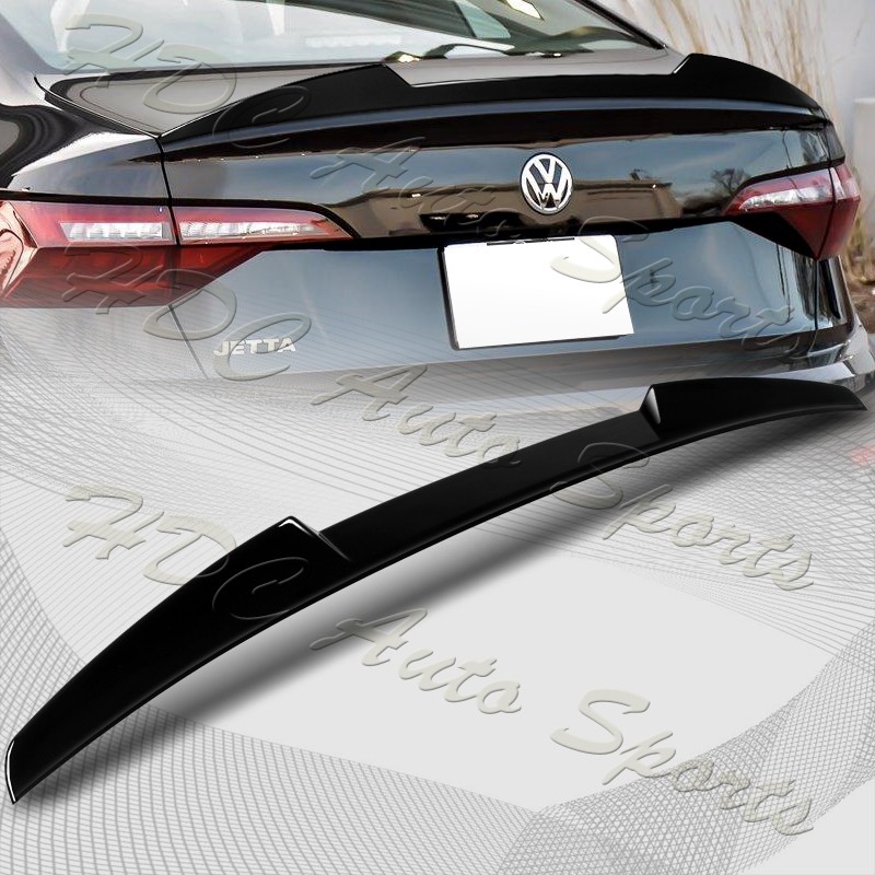 For 2019-2024 Volkswagen VW Jetta W-Power Pearl Black V-Style Trunk ...