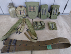 USGI ALICE WEB GEAR LBE 1970s LC1 w/ 1974 MAG POUCHES IFAK POUCH ETOOL ...