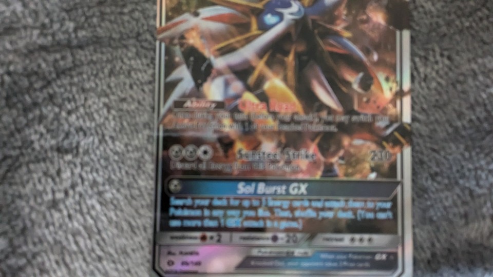 Solgaleo GX 89/149 Sm Base Set Holo pokemon silver best condition | eBay