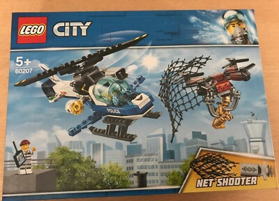 BOITE SET DE LEGO CITY 60207 LA POLICE HELICOPTER ET DRONE DE ...
