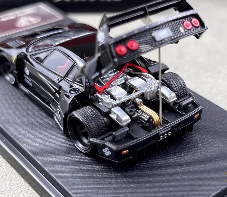 EY Star 1:64 Black F40 LBWK Racing Sports Model Diecast Display Car | eBay