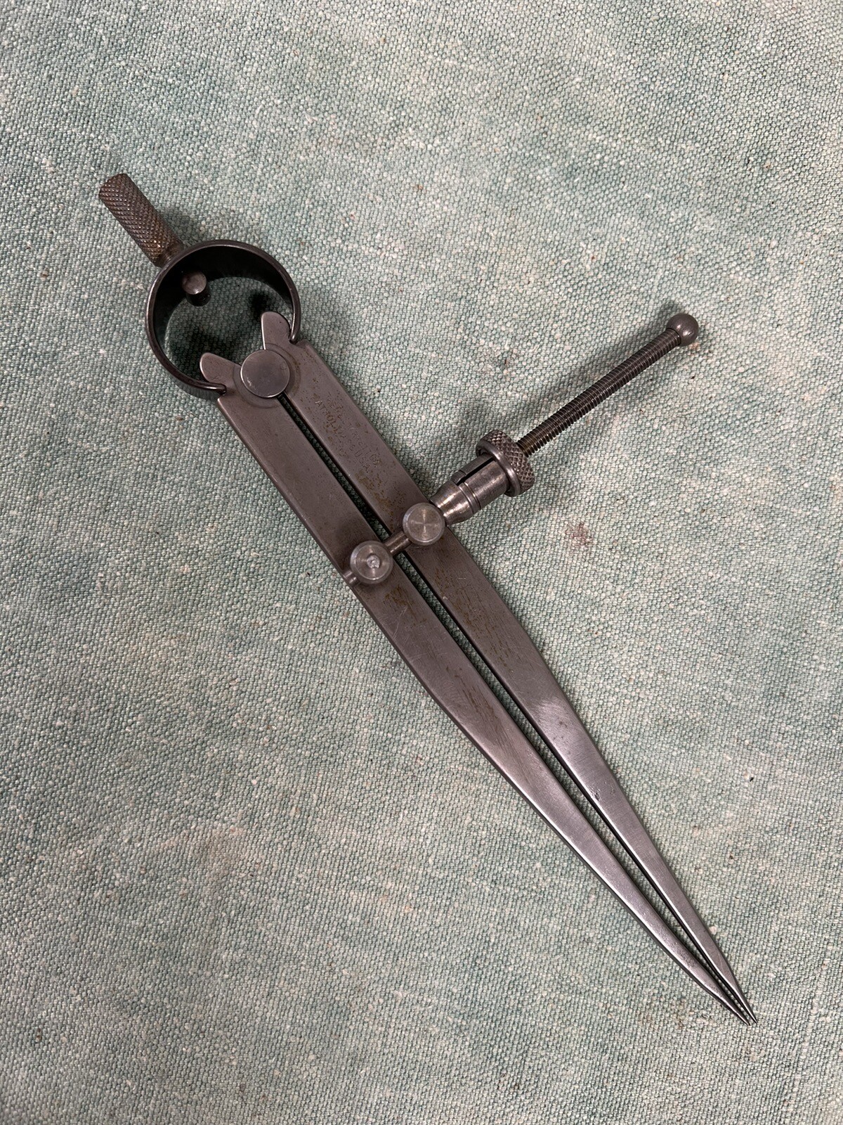 Starrett 83B-6 6" Yankee Spring Type Divider Flat Leg with Quick Spring ...