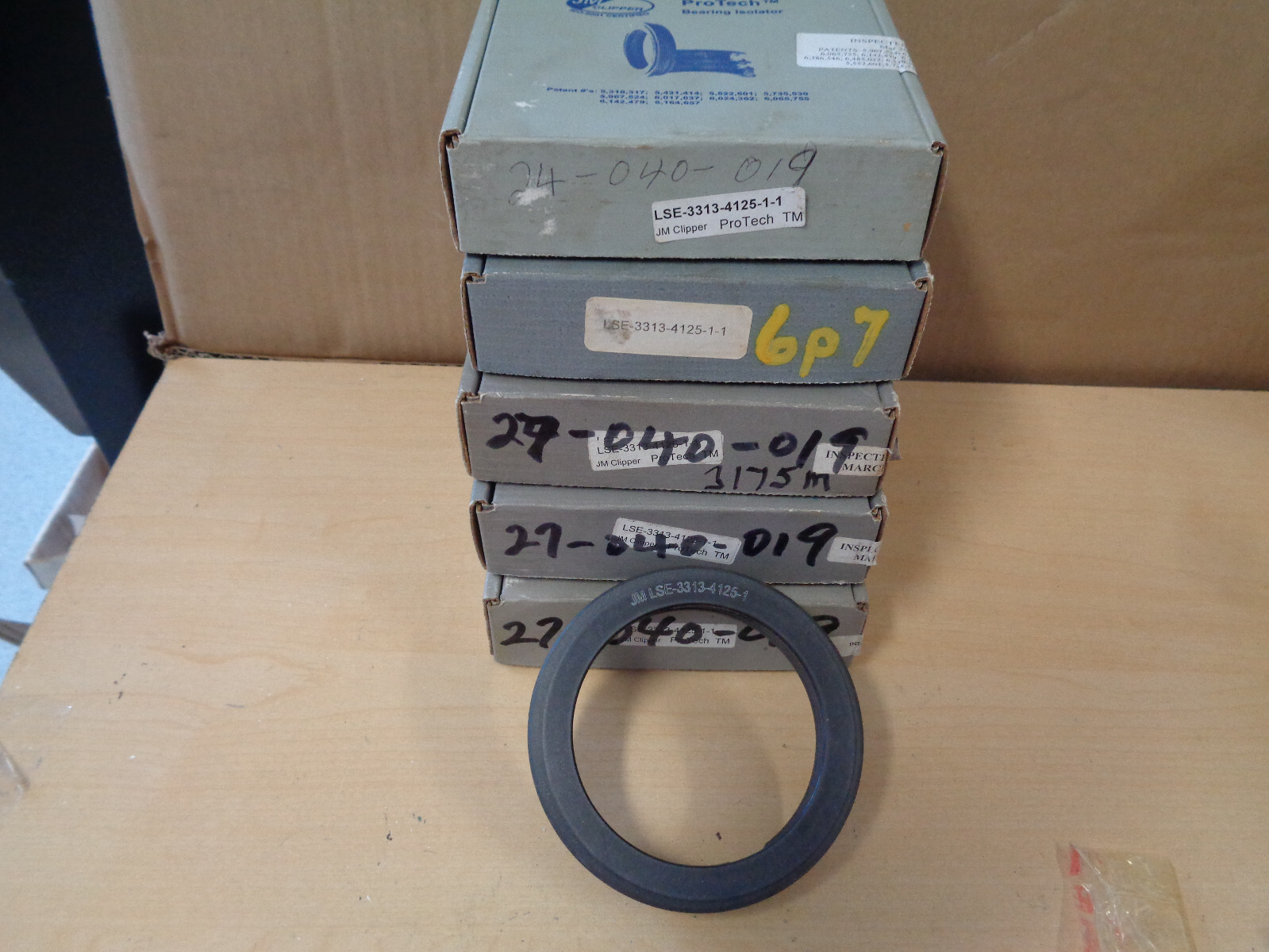 (5) JM CLIPPER ProTech LSE-3313-4125-1-1 Bearing Isolators ...