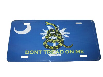 South Carolina State Flag Gadsden License Plate - Aluminum 6x12 - Made ...